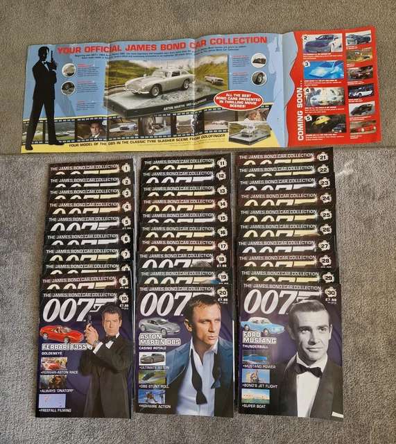 JAMES BOND CAR Collection MAGAZINES ONLY FROM 1-100 See Description £ ...