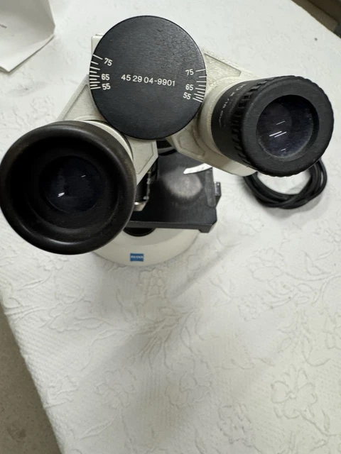 ZEISS MIKROSKOP MICROSCOPE KF2 mit 2Okularen aus Arztpraxis Top EUR 490 ...