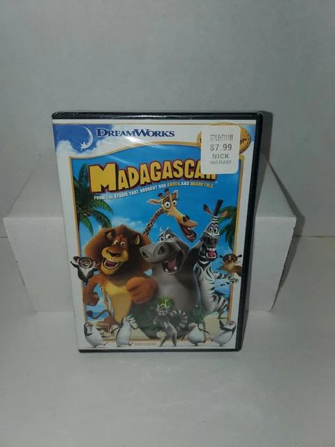 MADAGASCAR DVD ANIMATED Movie Dreamworks Widescreen Format - Brand New ...