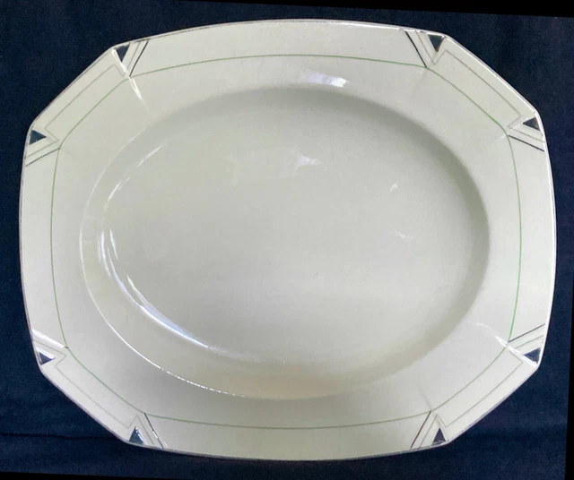 ALFRED MEAKIN: MARIGOLD Princess Shape ART DECO Serving Platter c1930s ...