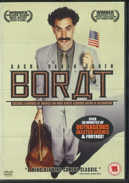 BORAT (2006) DVD, Sacha Baron Cohen, Ken Davitian, Luenell [Région 2 ...