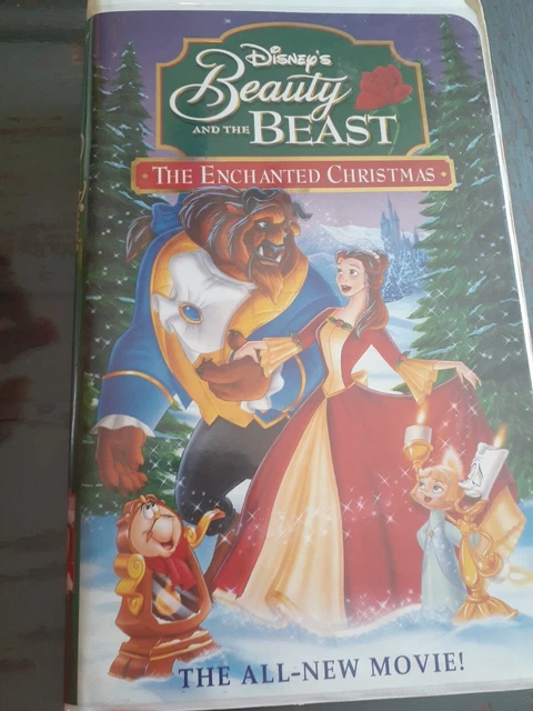 BEAUTY AND THE Beast VHS The Enchanted Christmas Disney's Movie ...