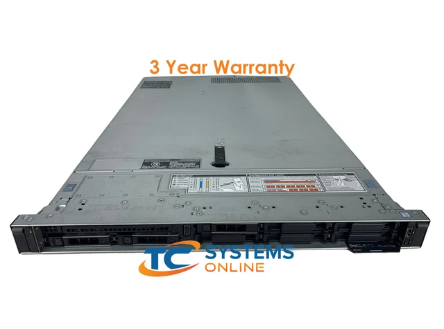POWEREDGE R640 192GB 2xGold 5120 2.2GHZ=28Core 3x1.8TB/12G H730P 4x1GB ...
