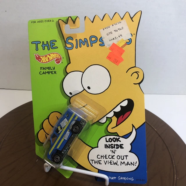 HOT WHEELS 1990 - The Simpsons FAMILY CAMPER - Mattel - New in Package ...