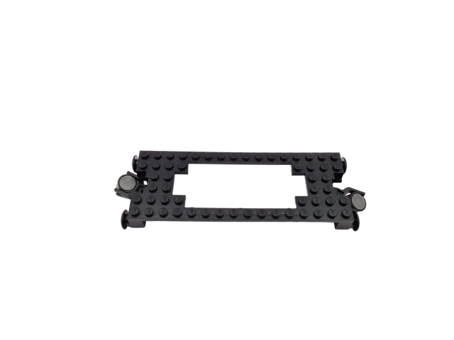 LEGO® EISENBAHN WAGGON 9V RC TRAIN Grundplatte 16x6 SCHWARZ MAG BASE ...