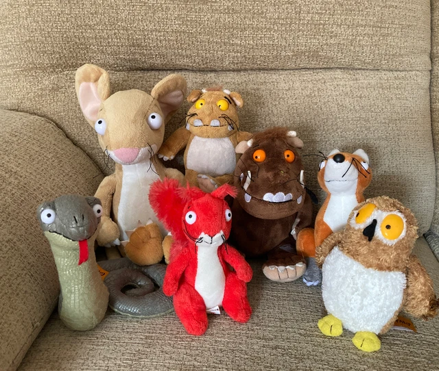 THE GRUFFALO PLUSH Soft Toy Bundle Mouse Owl Fox Squirrel Snake ...