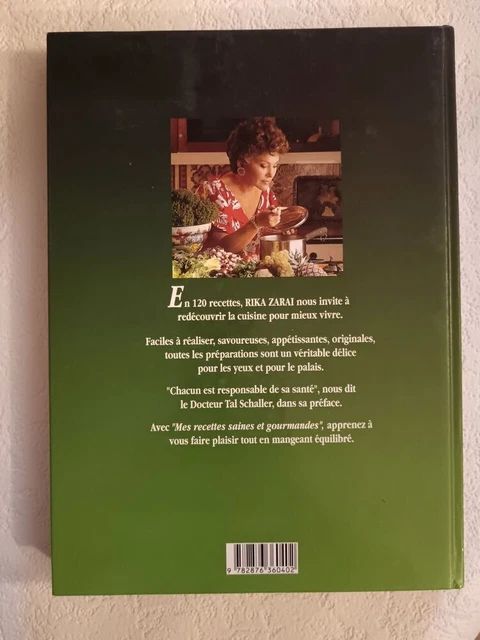 &MES RECETTES SAINES et gourmandes" | Rika Zarai | Bon état EUR 5,42 ...