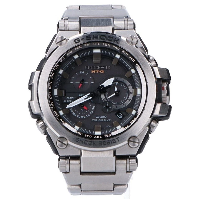 MONTRE SOLAIRE CASIO G-Shock MTG-S1000D-1AJF cadran noir onde radio ...