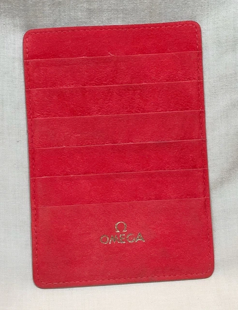 OMEGA CARD CERTIFICATE Document Holder Seamaster Speedmaster ...
