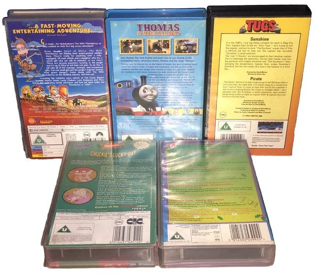 BARNEY/FIREMAN SAM/NODDY/PINGU/RUGRATS/THE LITTLE Polar Bear/Tugs (VHS ...