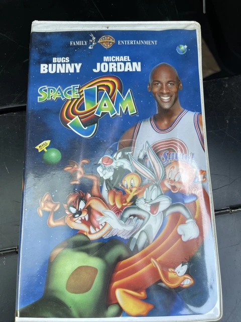 SPACE JAM - VHS 1997 WB Video Tape Michael Jordan Bugs Bunny Clamshell ...
