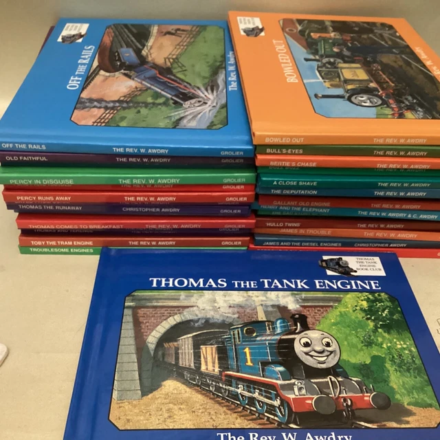 THOMAS THE TANK engine classic story books r w awdry grolier £3.49 ...