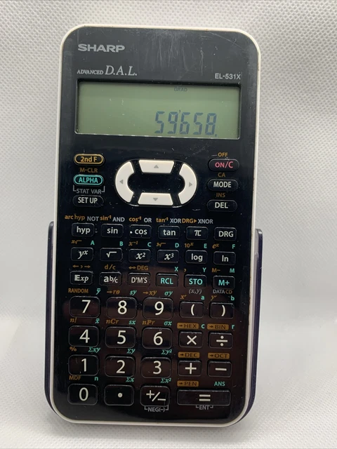 SHARP EL-531X SCIENTIFIC Calculator advanced D.A.L TESTED & WORKING! $6 ...