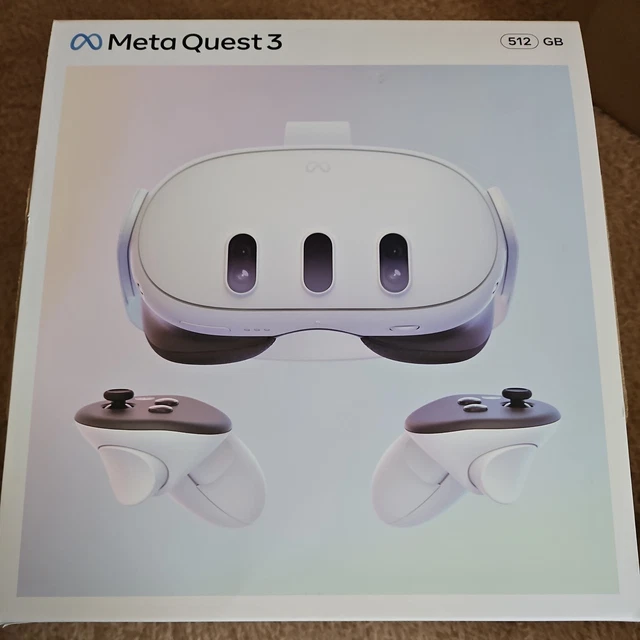 META QUEST 3 512GB All-In-One Mixed Reality Headset £373.92 - PicClick UK