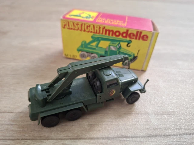 DDR LKW PLASTICART LKW G5 Armee NVA Kranwagen Espewe OVP 1:87 EUR 10,00 ...