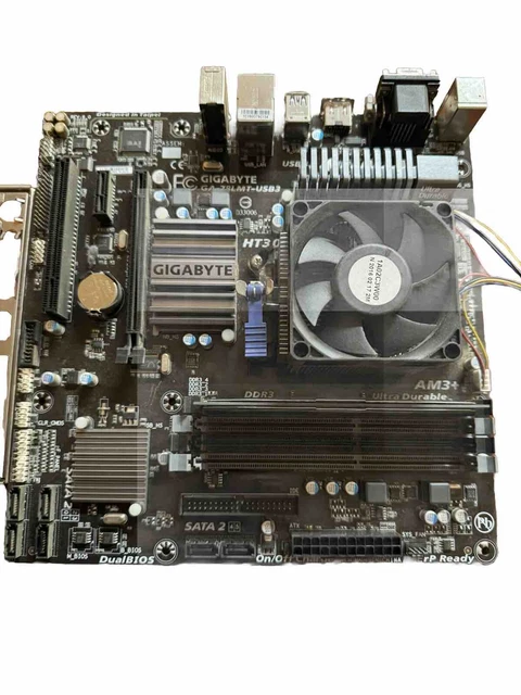 GIGABYTE GA-78LMT-USB3, SOCKET AM3, AMD Motherboard Ram / CPU Combo £16.14 - PicClick UK
