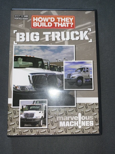 DVD: HOW'D THEY Build That?...Big Truck, Marvelous Machines. Good Cond ...