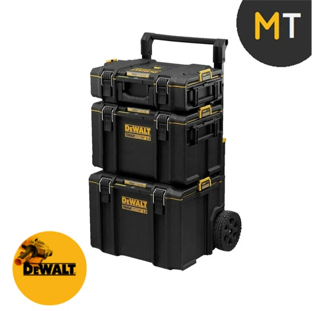 DEWALT DWST83526-1 TOUGHSYSTEM 2.0 Rolling Mobile Tool Storage Box £194 ...