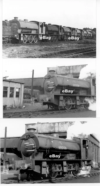 3X RAILWAY STEAM Photographs J94s Patricroft (1960s) & Neasden (1946 ...