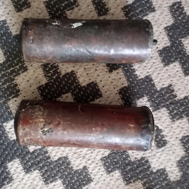 2 BRASS LEAD Filled Longcase Clock Weights £100.00 - PicClick UK