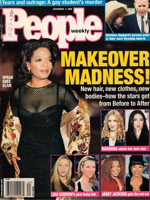 PEOPLE MAGAZINE (11/2/98): Matthew Shepard Murder, Mary Kay Letourneau ...