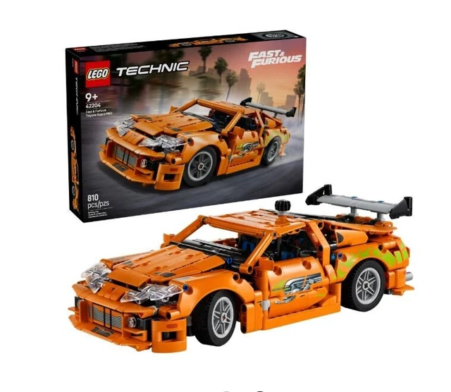 LEGO TECHNIC FAST and Furious Toyota Supra MK4 Toy Car Model Kit 42204 ...