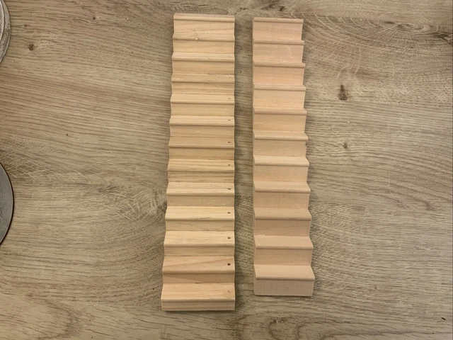 1:12 DOLLS HOUSE Wooden Stairs £5.45 - PicClick UK