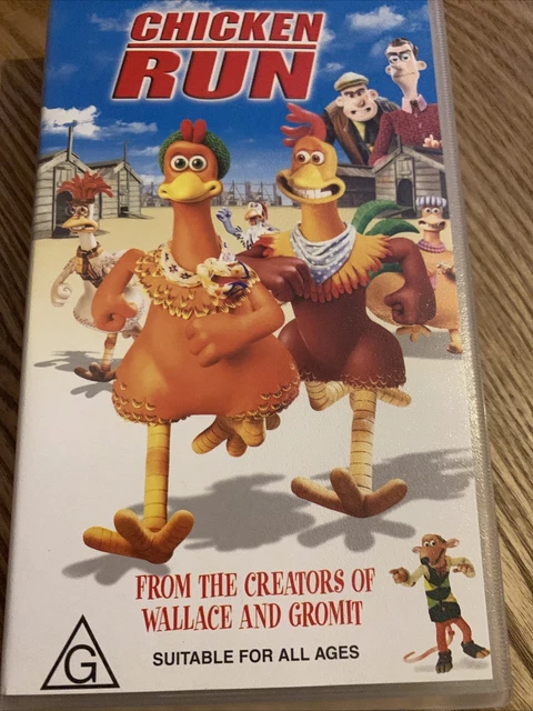CHICKEN RUN DREAMWORKS Pictures Comedy Kids Movie Vhs Video Tape Pal $3 ...