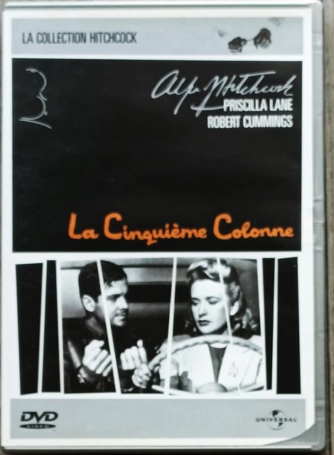 DVD LA CINQUIÈME Colonne/Alfred Hitchcock/Robert Cummings/Priscilla Lane/1942 EUR 3,95 - PicClick IT