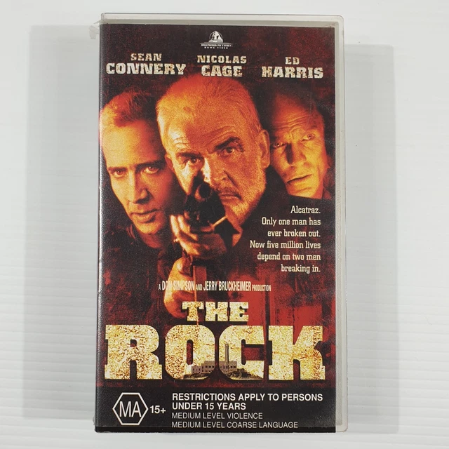 THE ROCK VHS Movie Sean Connery Nicolas Cage Ed Harris $16.29 - PicClick AU
