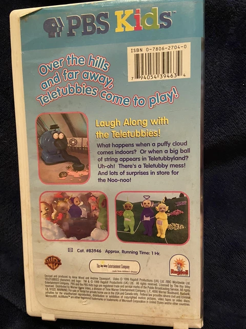 TELETUBBIES FUNNY DAY PBS Kids VHS Tape White Hard Case Tested Rare $17 ...