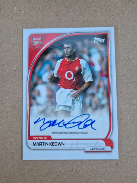 TOPPS ARSENAL COLLECTORS Tin 2025/26 Martin Keown Base Autograph £47.48 ...