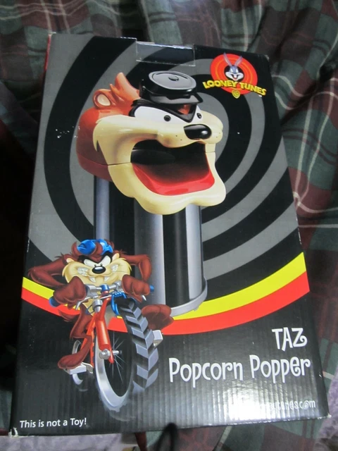 VINTAGE LOONEY TUNES TAZ BIKER TAZMANIAN DEVIL POPCORN POPPER MAKER ...
