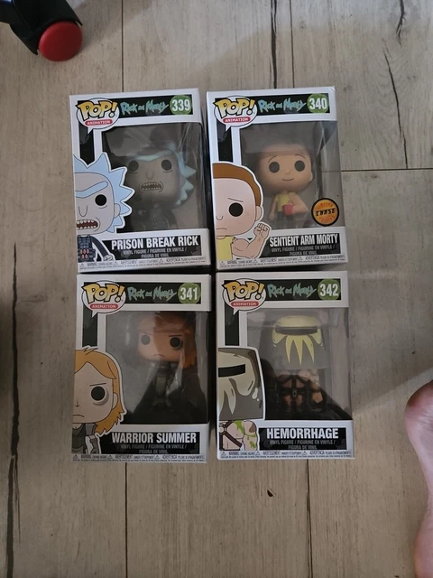 FUNKO POP RICK Morty Hemorrhage, Prison Break Rick, Warrior SUMMER ...