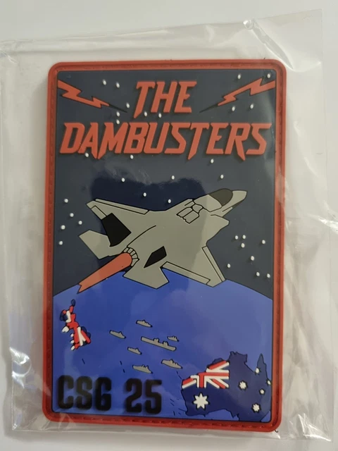 RAF MARHAM 617 Squadron The Dambusters Csg 25 Pvc Patch £27.50 ...