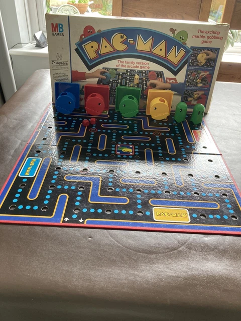 VINTAGE MB GAMES Pac-Man Original 1982 Boxed Retro Rare Board Game £14. ...