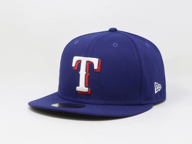 New Era 59fifty Men Women Cap Texas Rangers On Field Royal Blue Fitted