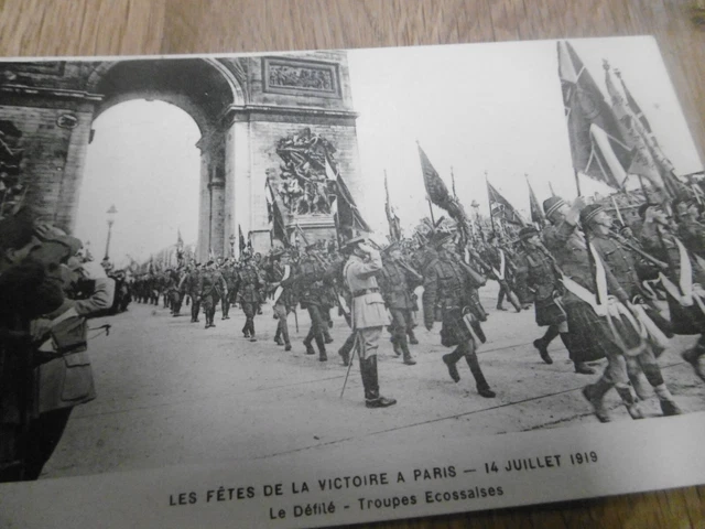 CPA SOLDATS POILUS WW1 14/18 fete de la victoire 01 EUR 0,70 - PicClick FR