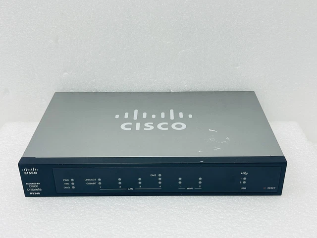 CISCO RV340 1000MBPS Dual WAN Gigabit VPN Router RV340-K9-G5 / No Power ...