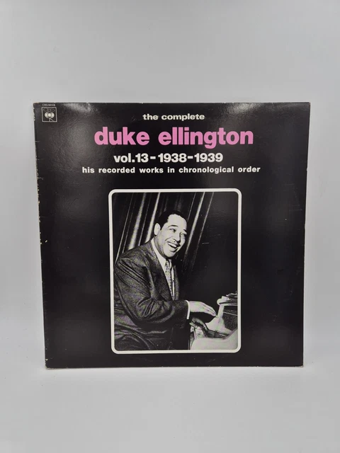 LP MUSICA JAZZ Duke Ellington Vol.13 1938-1939 CBS 88518 anno 1981 EUR 5,00 - PicClick FR