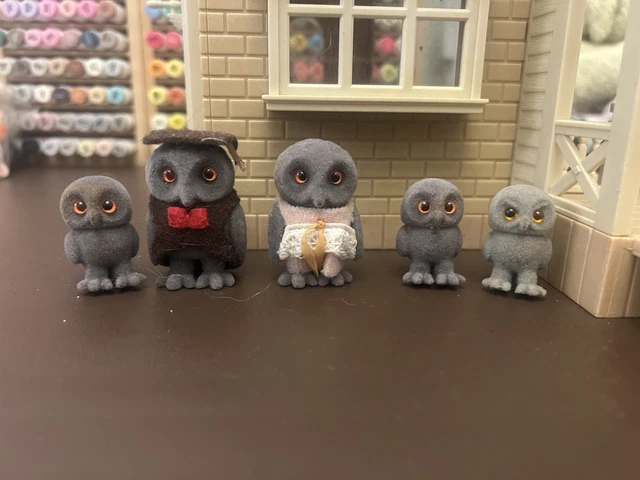 SYLVANIAN FAMILIES CLASSIC Treefellows Owl Family 5 Figure Set £42.30 ...
