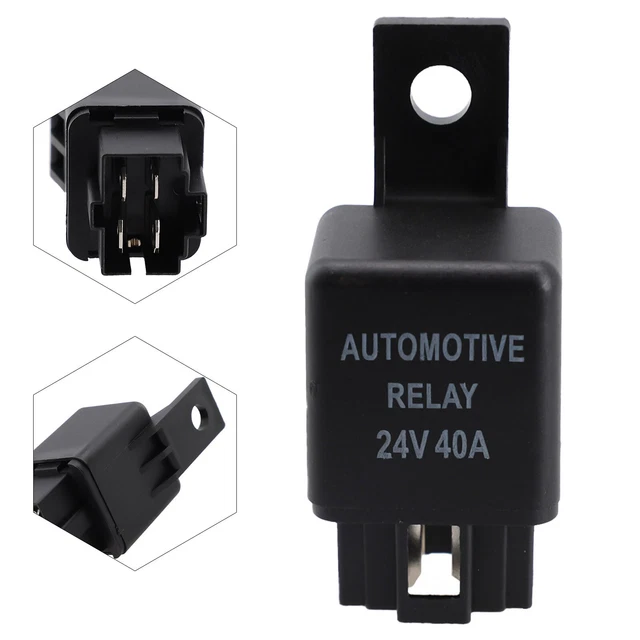 1X CAR ALARM Relay 4 Pin 24V Car Automotive For HID Headlights For ...