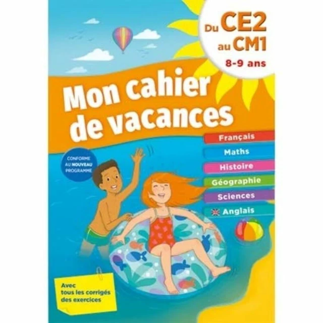 MON CAHIER DE vacances du CE2 au CM1 | Collectif | Très bon état EUR 5 ...