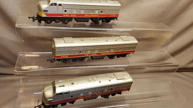 EARLY TRIANG R55, R57, R58 Transcontinental Loco, Dummy, B Unit Set ...
