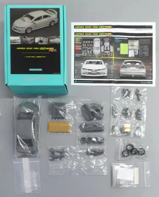 1/24 HONDA CIVIC FD2 Mugen MUGEN RR Resin Cast Kit [Z002] EUR 266,32 ...
