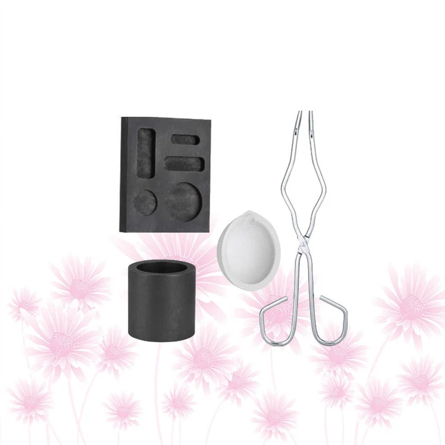 2 COUNT GRAPHITE Crucible Melting Metal Furnace Torch Crucibles for ...