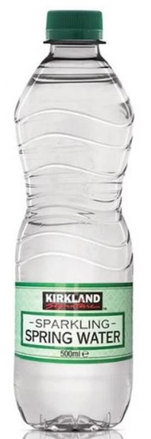 KIRKLAND SIGNATURE SPARKLING Spring Bottled Water Bottles 500ml - 12 Pack £7.99 - PicClick UK