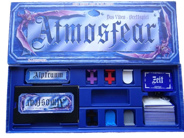 ATMOSFEAR HORROR VHS Video Vintage Brettspiel Gesellschaftsspiel 90er ...