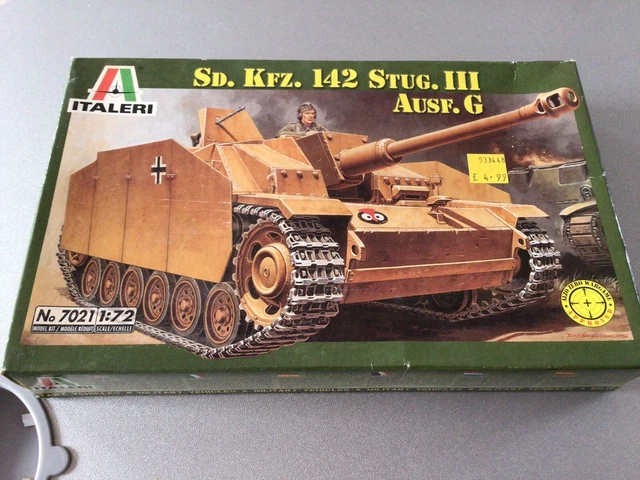 ITALERI 7021 1:72 Scale Sd.Kfz.142 Stug III G/Stuh '42 Tank Plastic ...