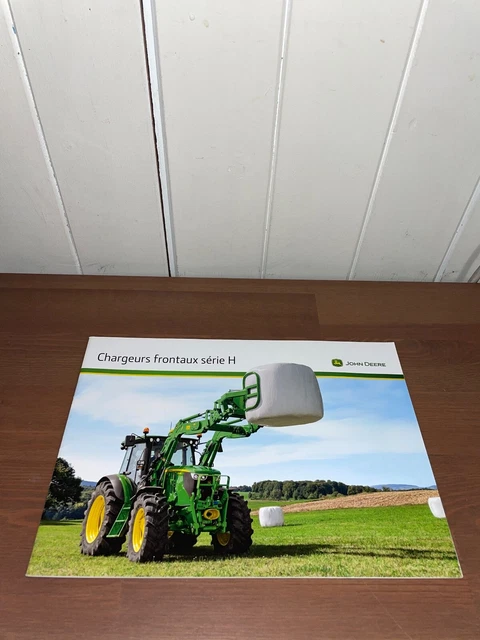 BROCHURE PROSPEKT PROSPECTUS CHARGEUR FRONTAUX JOHN DEERE tracteur-claas-fendt EUR 5,99 ...